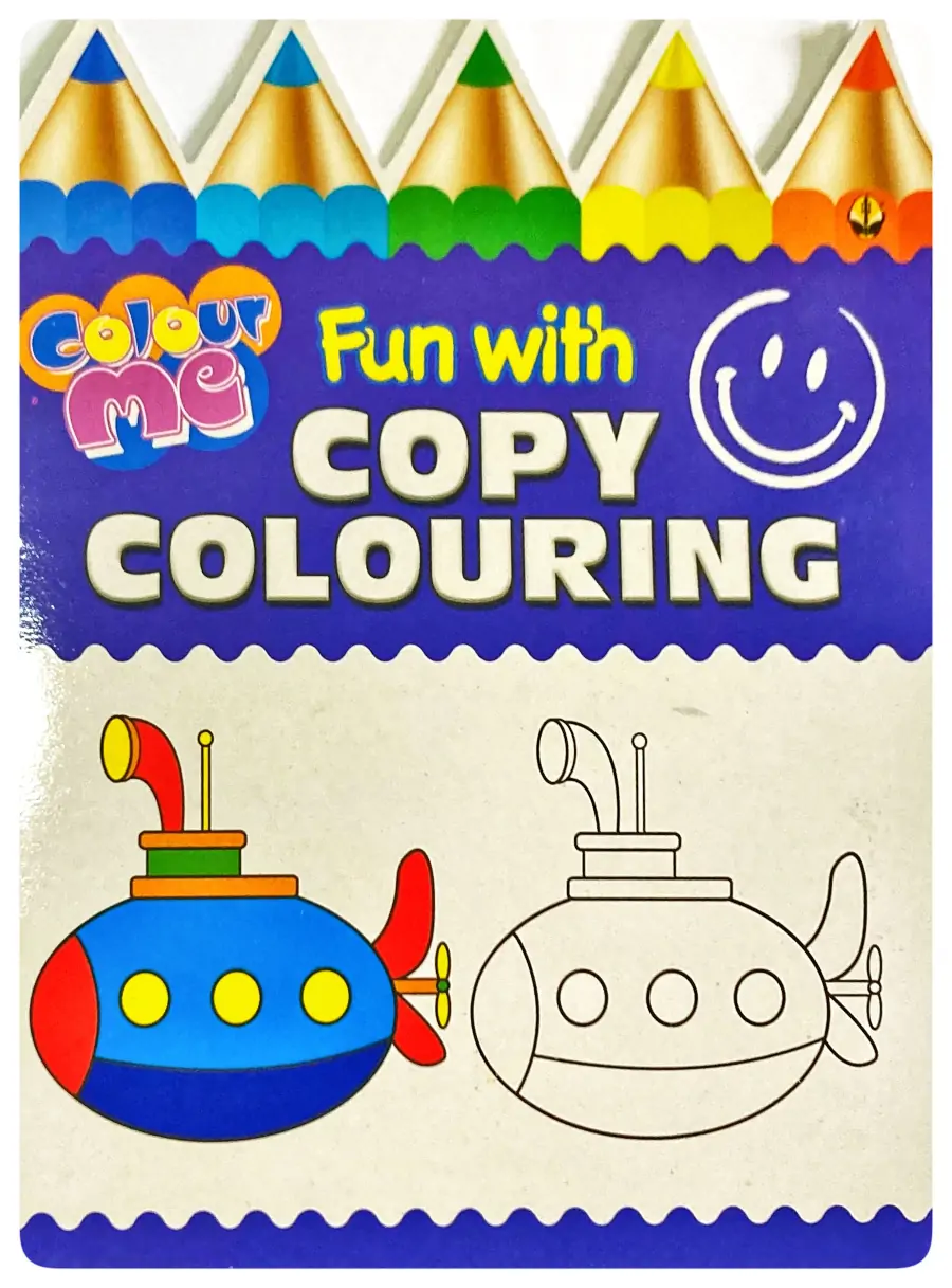 Fun With Copy Colouring Purple - පොත් පැංචා [Poth Pancha]